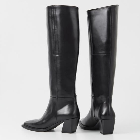 Vagabond | Shoes | New Vagabond Alina Tall Boots In Black Leather 39eu9 ...